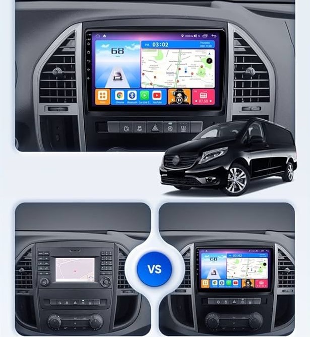 izzishop.pl | Radio Nawigacja dla Mercedes Vito W447 (2014-2022) z ...