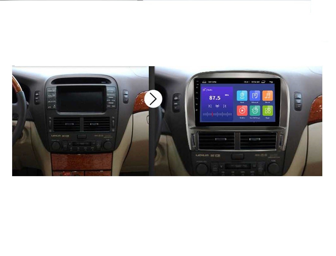 izzishop.pl | Radio Nawigacja dla Lexus LS430 High z CarPlay i Android ...